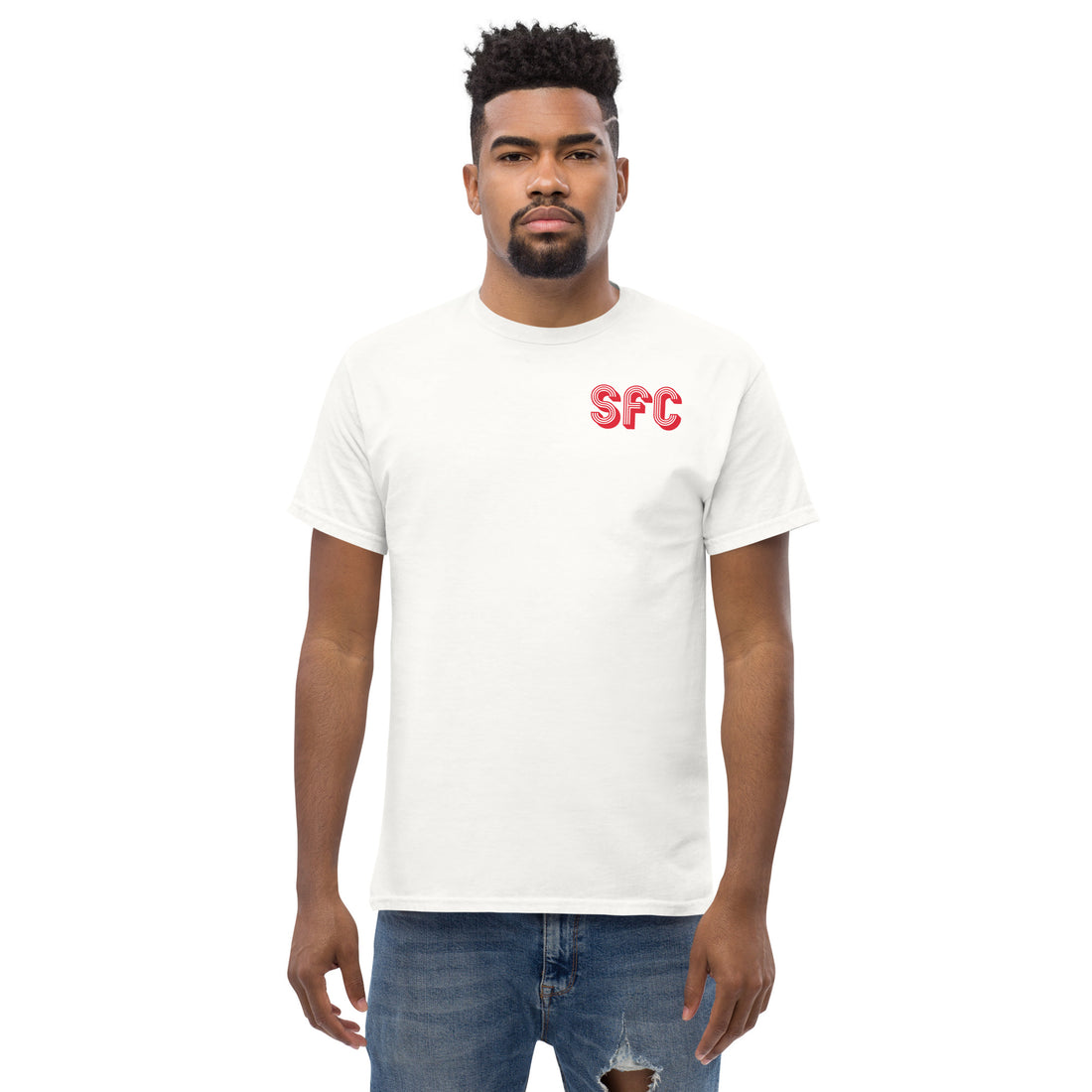 Men's SFC 3D White Tee – Singapore Football Club